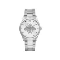 Gucci Men’s G-Timeless Quartz Silver Dial Watch, YA126284 - Walmart.com