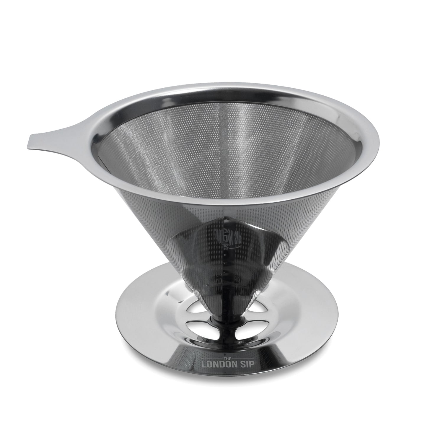 THE LONDON SIP CD3 Stainless Steel Coffee Dripper, 1 to 4 Cups ...