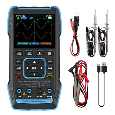 FNIRSI 2C23T Handheld Function Signal Generator+Digital Oscilloscope Multimeter - Walmart.com