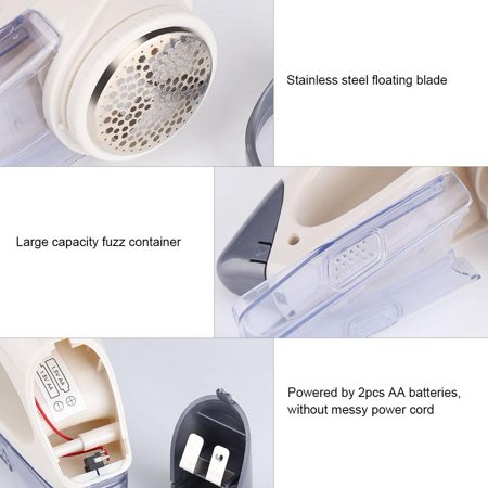 Peahefy Fuzz Shaver, Clothes Fuzz Remover,Portable Battery Powered ...