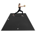 Deluxe Non-Slip High Density Yoga Mat 8x5ft, Large Exercise Fitness Mat ...
