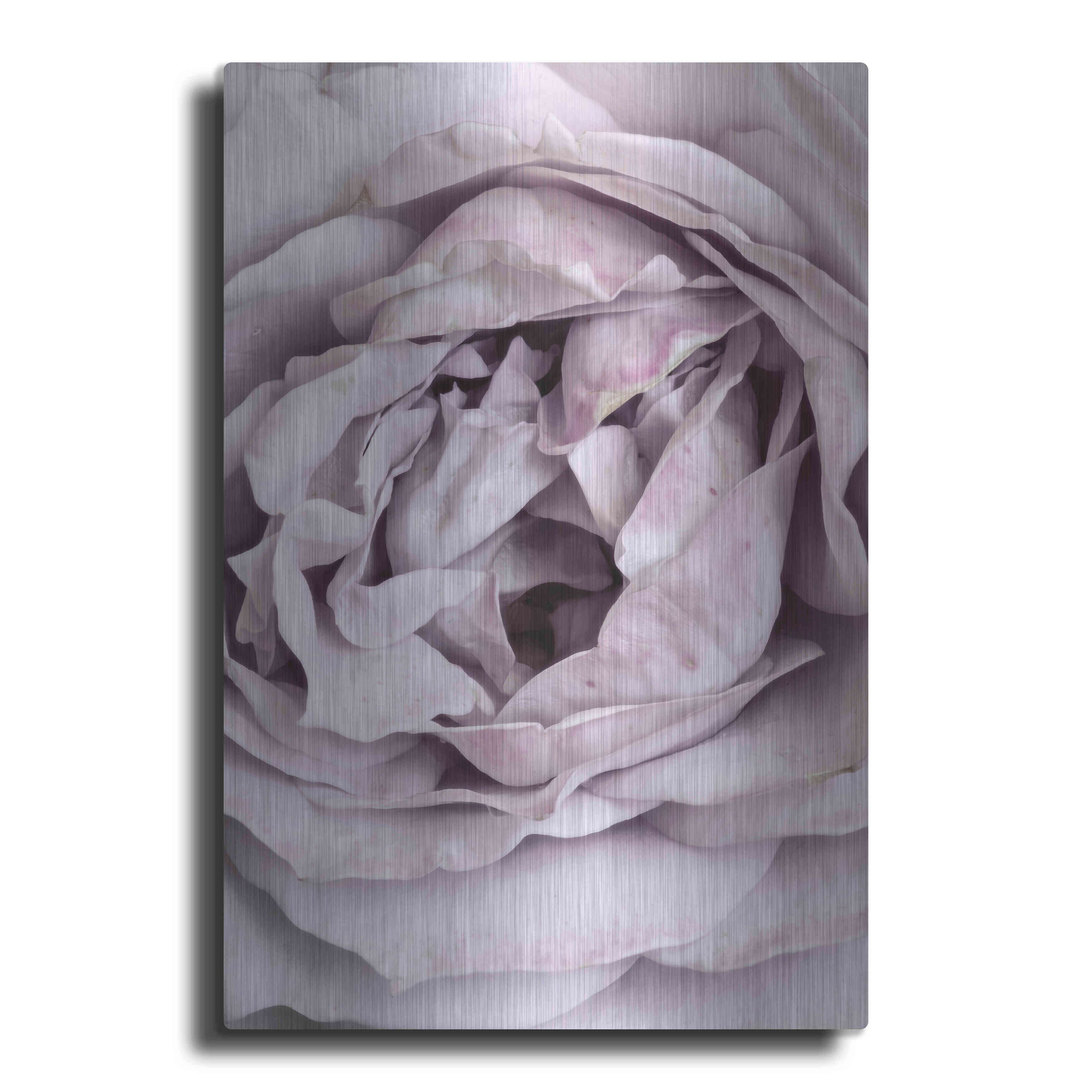 Luxe Metal Art 'Rose Heart' by Design Fabrikken, Metal Wall Art, 16"x24 ...