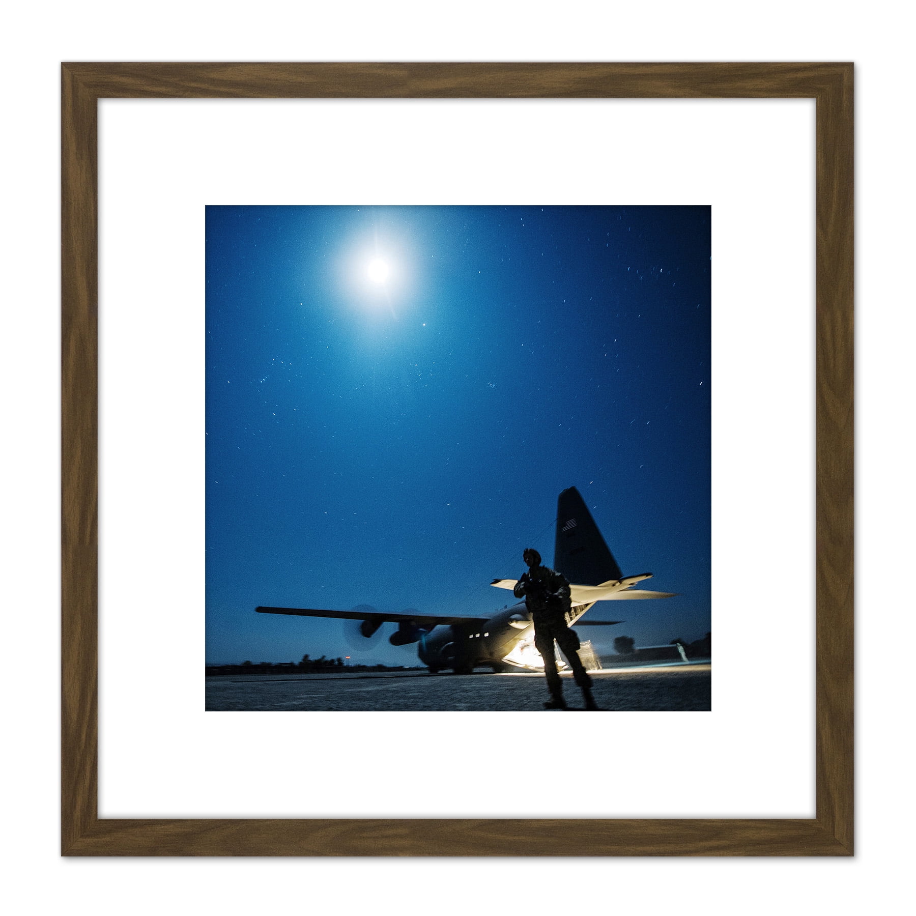 Snyder Miltary USA Air Force Guard C-130H Hercules Photo 8X8 Inch ...
