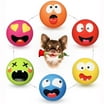 HOLYSTEED Small Breed Dog Chew Toy - 6pcs Non-Toxic Latex Squeaky Ball ...