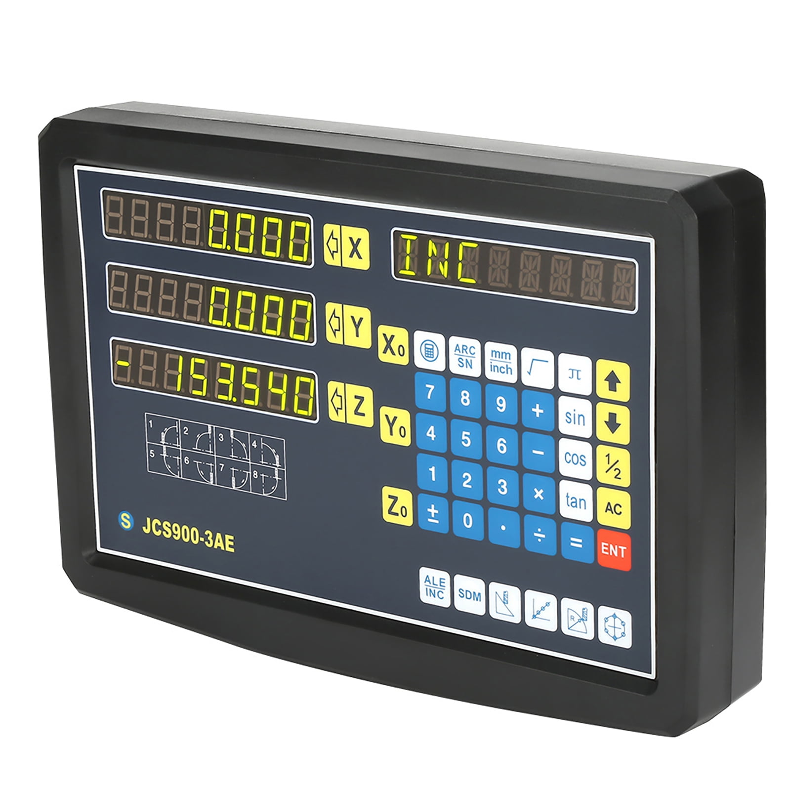 Escala de lectura digital, JCS900-3AE 100 mm/300 mm/500 mm Escala lineal de lectura digital ...