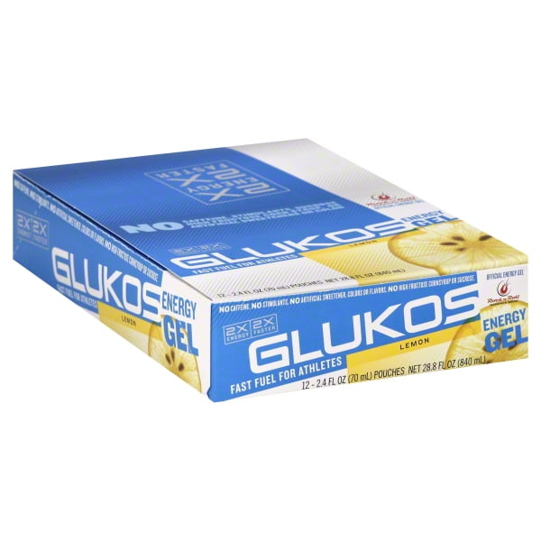 Glukos Glukos Energy Gel, 12 ea - Walmart.com