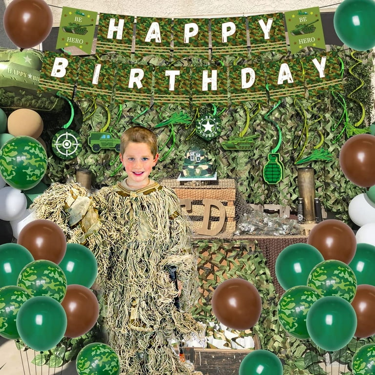 Camo Graduation Party Decorations | Shelly Lighting