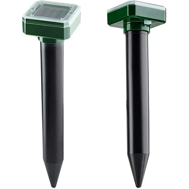 4 Pack Sonic Mole Chaser - Battery Operated Pest Repeller Stake, Scares ...