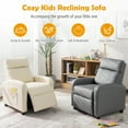 Infans Children's Reclining Furniture: Adjustable Toddler Size Leather ...