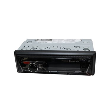Dual XRM47BT Single-DIN In-Dash Mechless AM/FM Receiver with Bluetooth ...