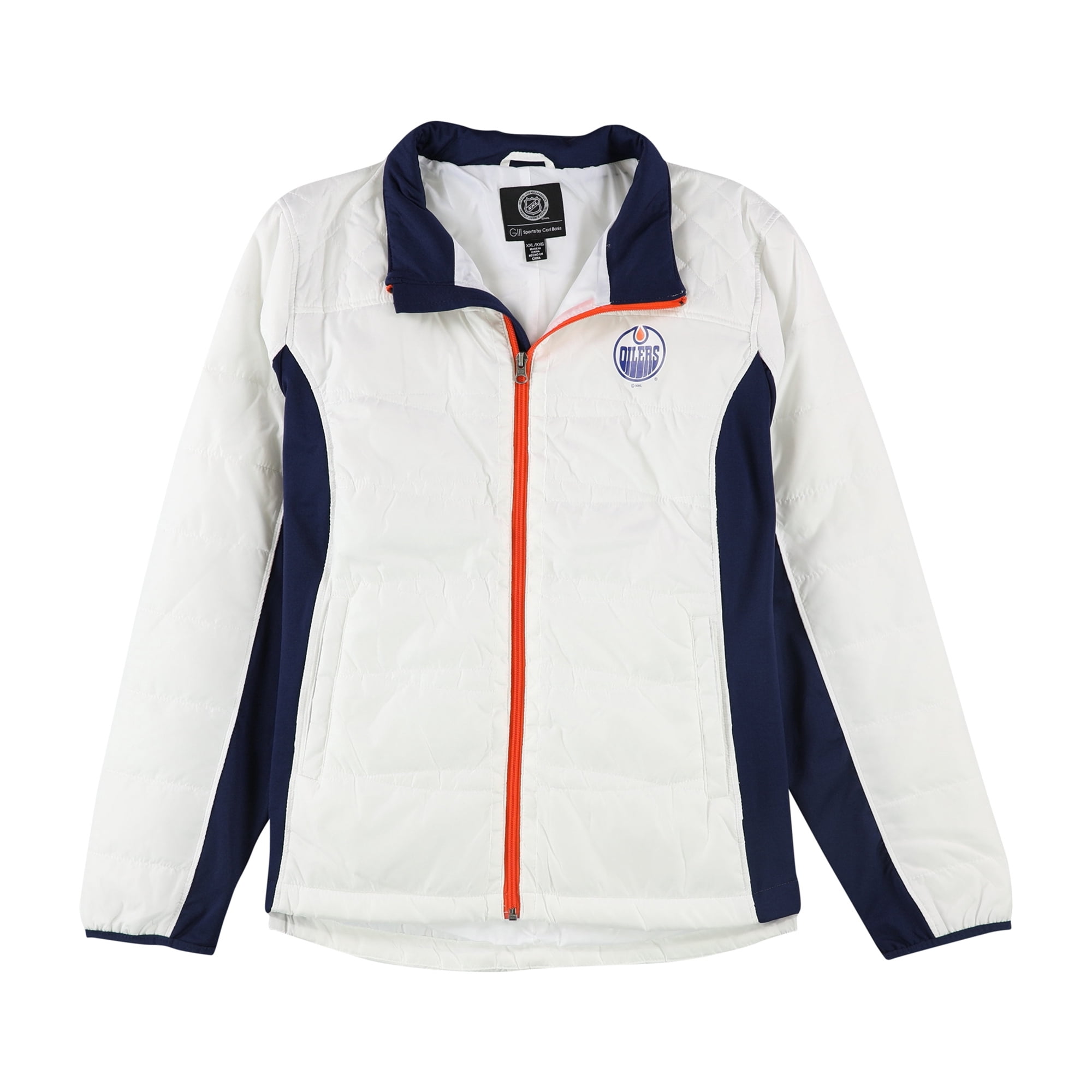 Click here for G-Iii Sports Womens Edmonton Oilers Jacket  White... prices