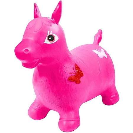 Hopping Animal Toy Inflatable Bouncy Horse Hopper with Pump for Kids ...