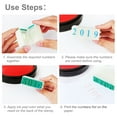 Unique Bargains 1 Set Detachable Plastic Digits Number Stamps 0-9 ...