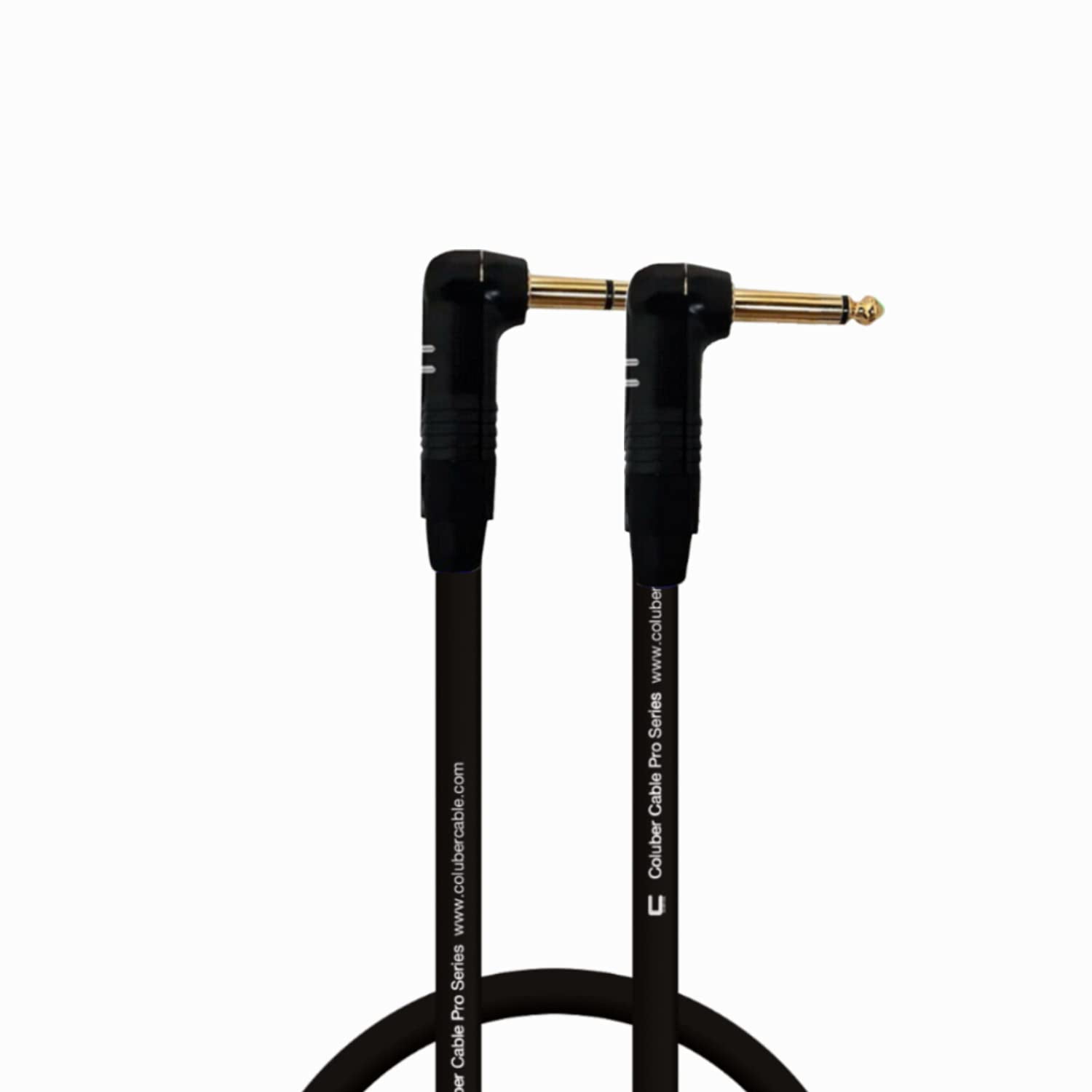 Coluber Cable Right Angle 1/4" TRS - Right Angle 1/4" TS Pro 3-Pin ...