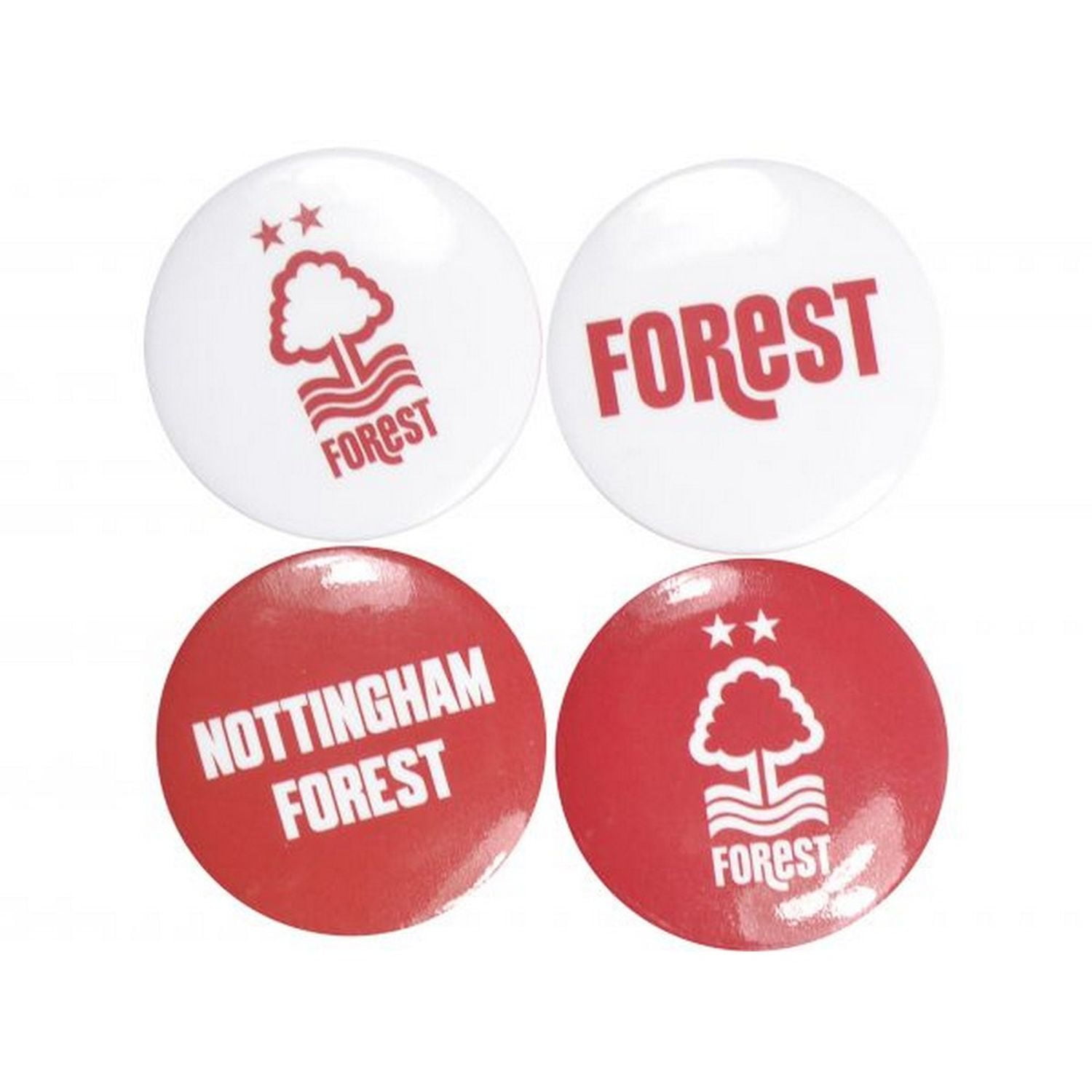 Click here for Nottingham Forest Fc Badge Set (Pack Of 4) prices