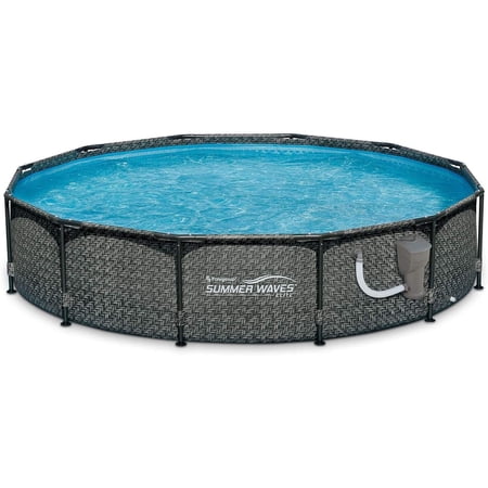 P20012331 Active 12ft x 33in Outdoor Round Frame Above Ground Swimming ...