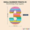 Rainbow 3rd Birthday Pinata, Fiesta/ Cinco de Mayo Party Supplies ...