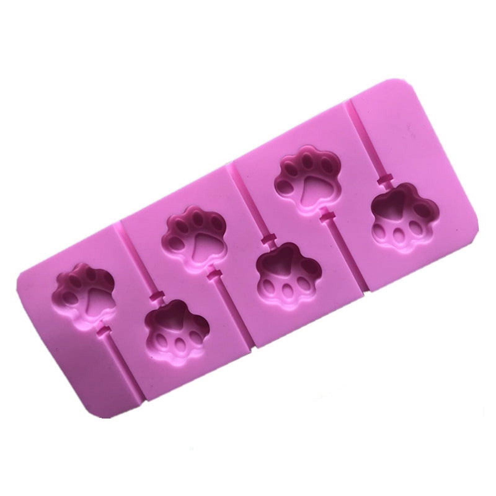 3 moldes para piruletas de 6 cavidades, molde de silicona para patas ...