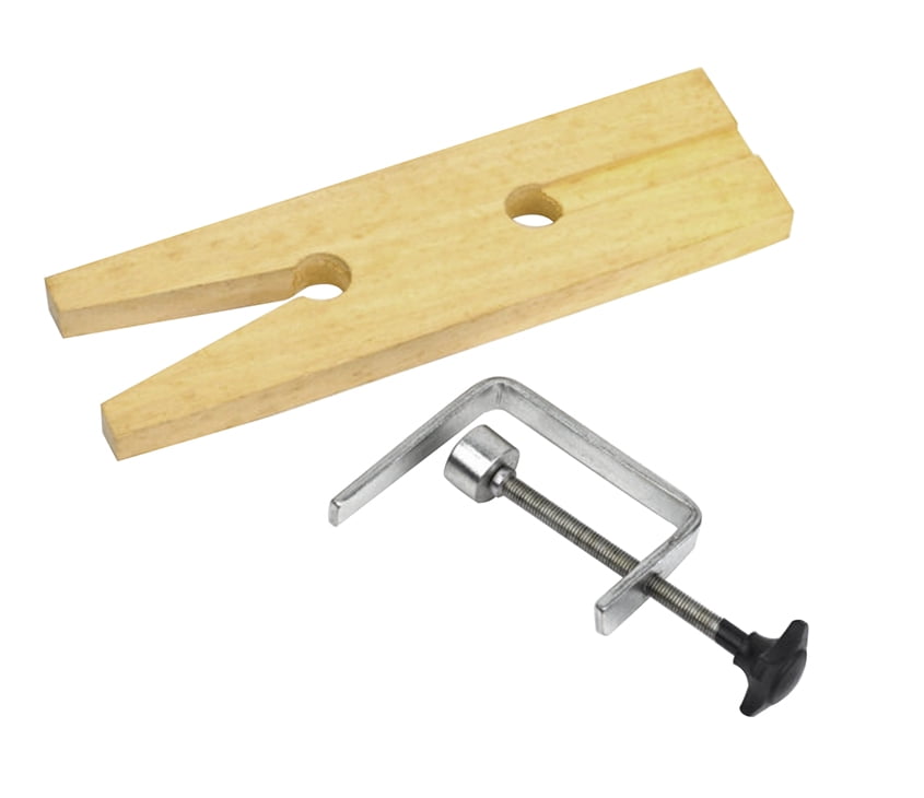 Wooden V-Slot Jewelry Workbench Bench Pin Tool Craft Clamp Set - FORM ...