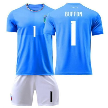22-23 Italy Home Football Team Jersey Buffon 1# Chiellini 3# Verratti 6 ...