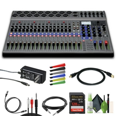 Zoom L12 LiveTrak Professional Soundboard Audio Interface, 12 Channel ...
