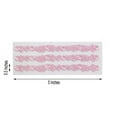 Efavormart 9 Strips Pink Stick on Rhinestone Gems Heptagon Self ...