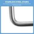 Raindrops Silver L-Shaped Handrail Bracket 2Pcs Stair Brackets for ...