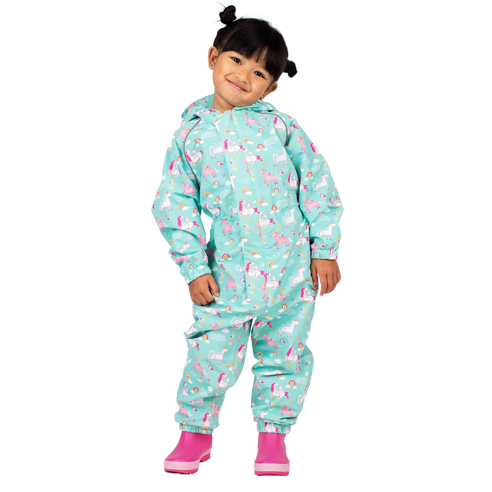 JAN & JUL Kids' Muddy Buddy Waterproof Coverall Rain-Wear Play-Suit ...