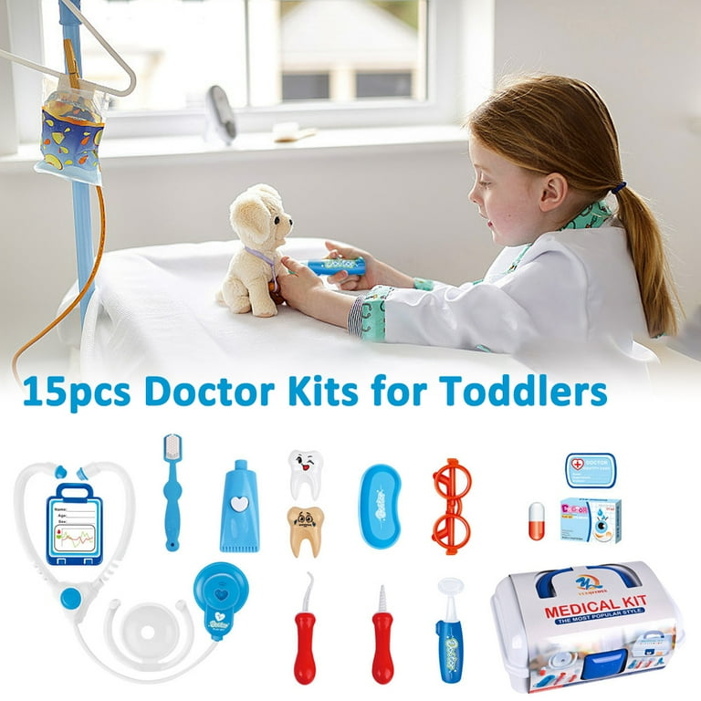 Pretend Play Doctor Doctor Kit For Toddlers 3-5 | 30 Piece Pretend Play ...