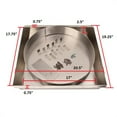Aluminum Fan Shroud Kit for 26 Inch Radiator, Engine Driven Fan ...