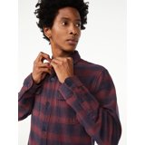 Free Assembly Men's Two-Pocket Flannel Shirt - Walmart.com