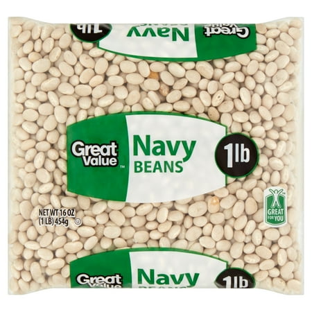 Great Value Navy Beans, 16 oz - Walmart.com