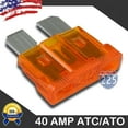 500 PCS 40 AMP ATC/ATO Standard Regular Fuse Blade 40A Car Truck Boat ...