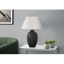 Lighting, 27"H, Table Lamp, Cream Ceramic, Ivory / Cream Shade, Modern ...