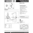 Delta Faucet Commercial Bath & Shower Trim, Monitor Handle, Tub Valve ...