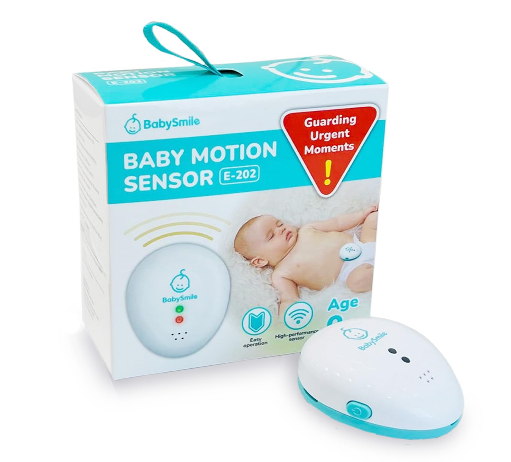 Baby Smile - Sensor de movimiento para bebé E-202 Control de movimiento del sueño, alertas de ...
