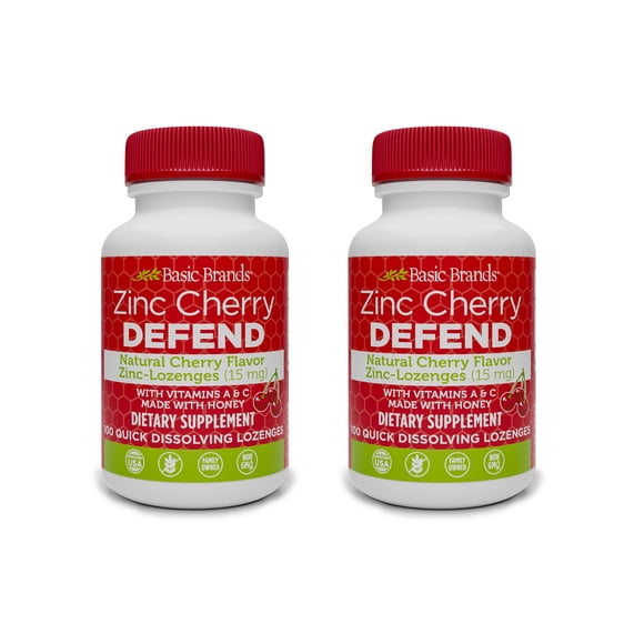 Zinc Lozenges Cherry