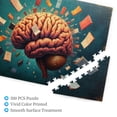 500 Piece Jigsaw Puzzle For Adults Brain With Books Cognitive Challenge ...