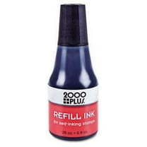 2000 PLUS Self-Inking Refillable Stamp with Blue Ink, 0.9 oz. Bottle ...