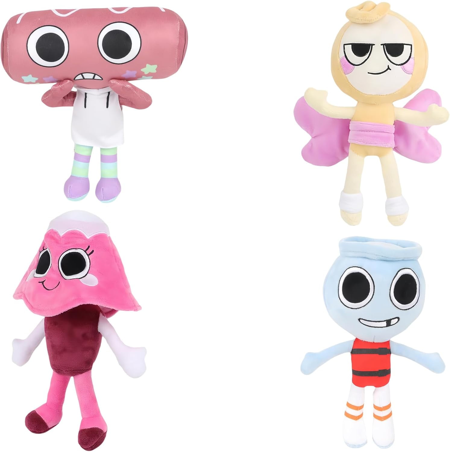 4 Pcs Dandy's World Plush Dandys Stuffed Toy Figure Dolls Kids Gift (4 ...