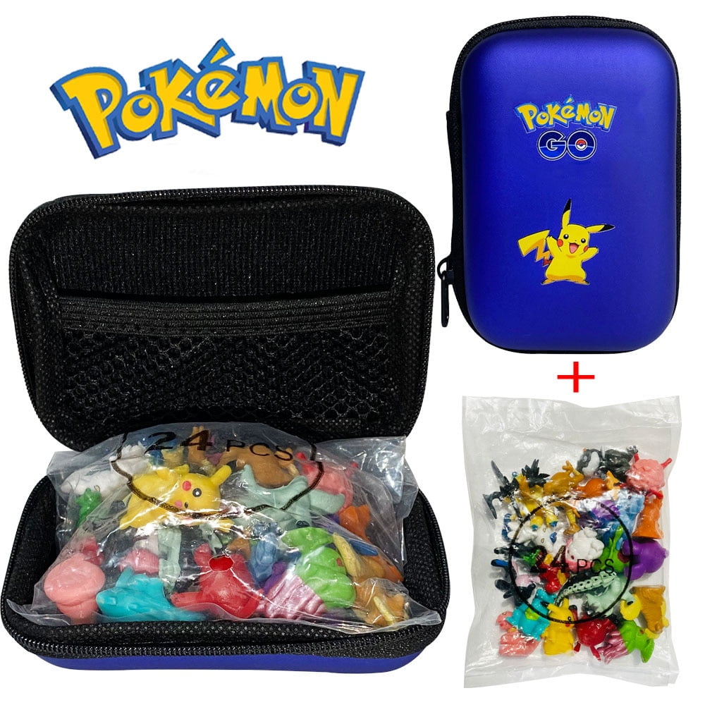 Paquete 24 Figuras Coleccionables Nintendo Pokémon 2-3 Cm Con Estuche ...