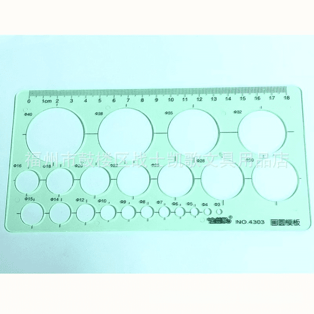 4303 dibujo plantilla redonda regla regla redonda plantilla redonda ...