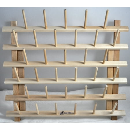 Sewing Notions Thread Cone Rack 33 Spindles Wood Rack | Walmart Canada