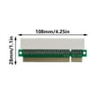 Male To Female Risers Extension Card Adapter 180 Degree Angled 32Bit ...