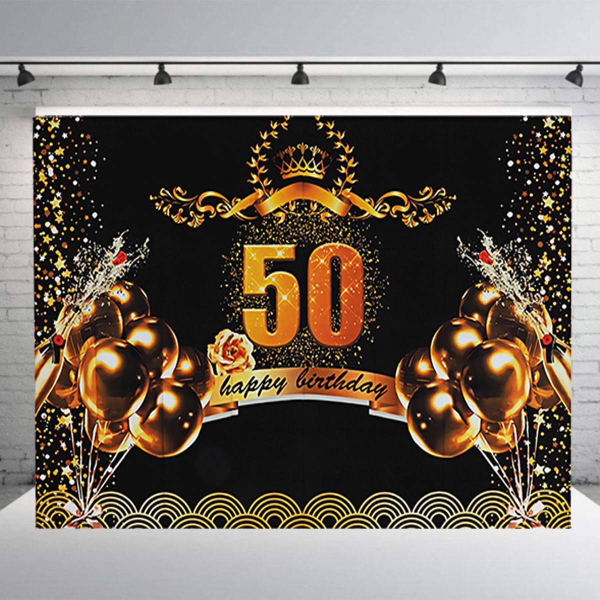 5x3ft Photography Background 40th 50th 60th 70th Birthday Party