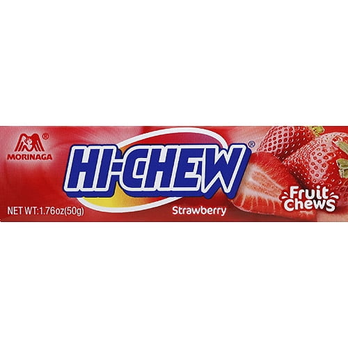 Hi-Chew Strawberry Fruit Chews, 1.76 oz, (Pack of 10) - Walmart.com