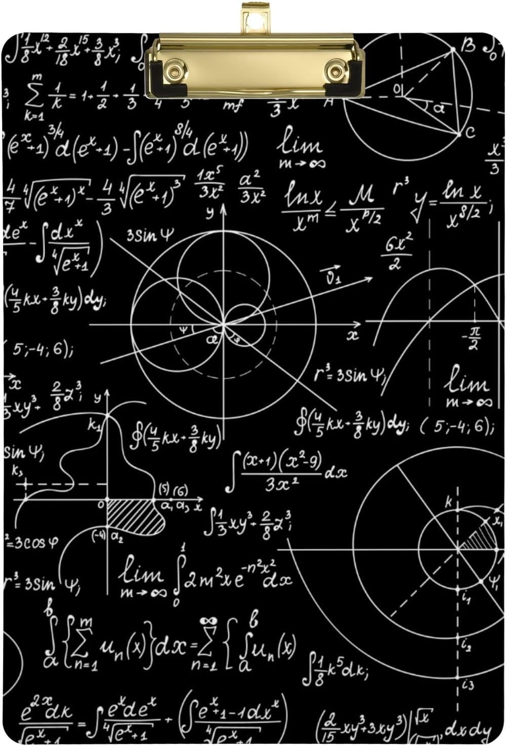 FMSHPON Math Calculations Clipboard Hardboard Wood Nursing Clip Board ...