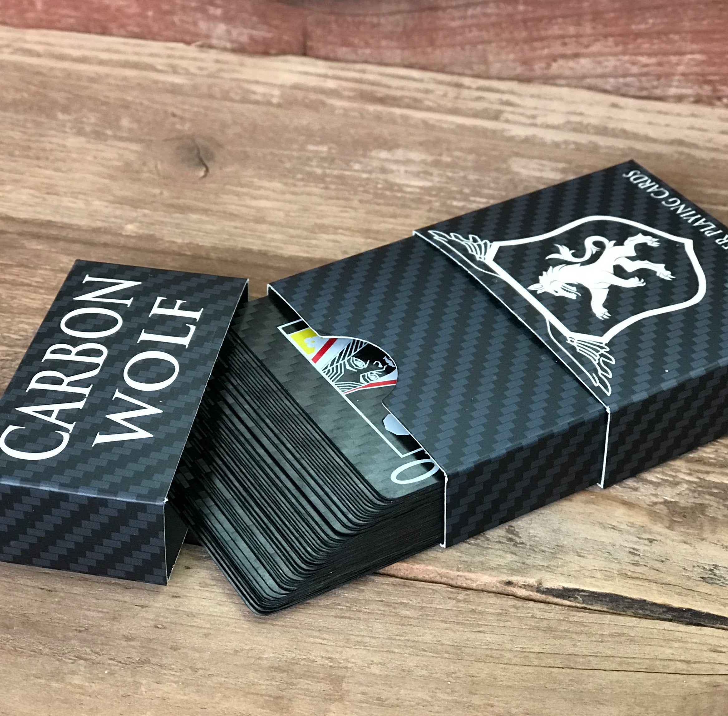 Carbon Fiber Wolf Playing Cards - Walmart.com