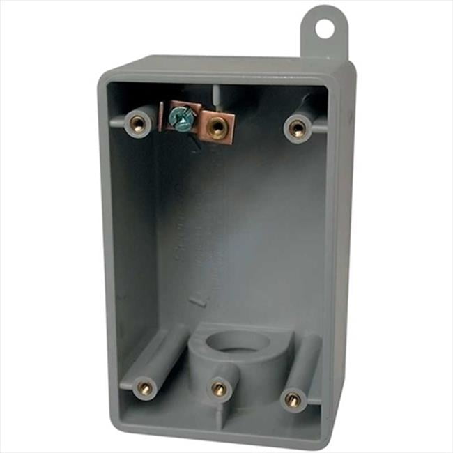 TekSupply LJ1905 PVC Single Gang Box 0.75 in FS - Walmart.com