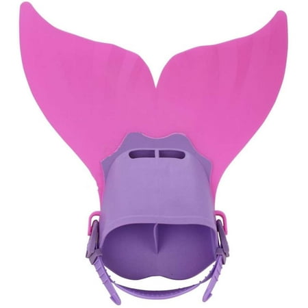 Mermaid Swim Fins for Kids Adults One-Piece Flipper Swimming Mermaid ...